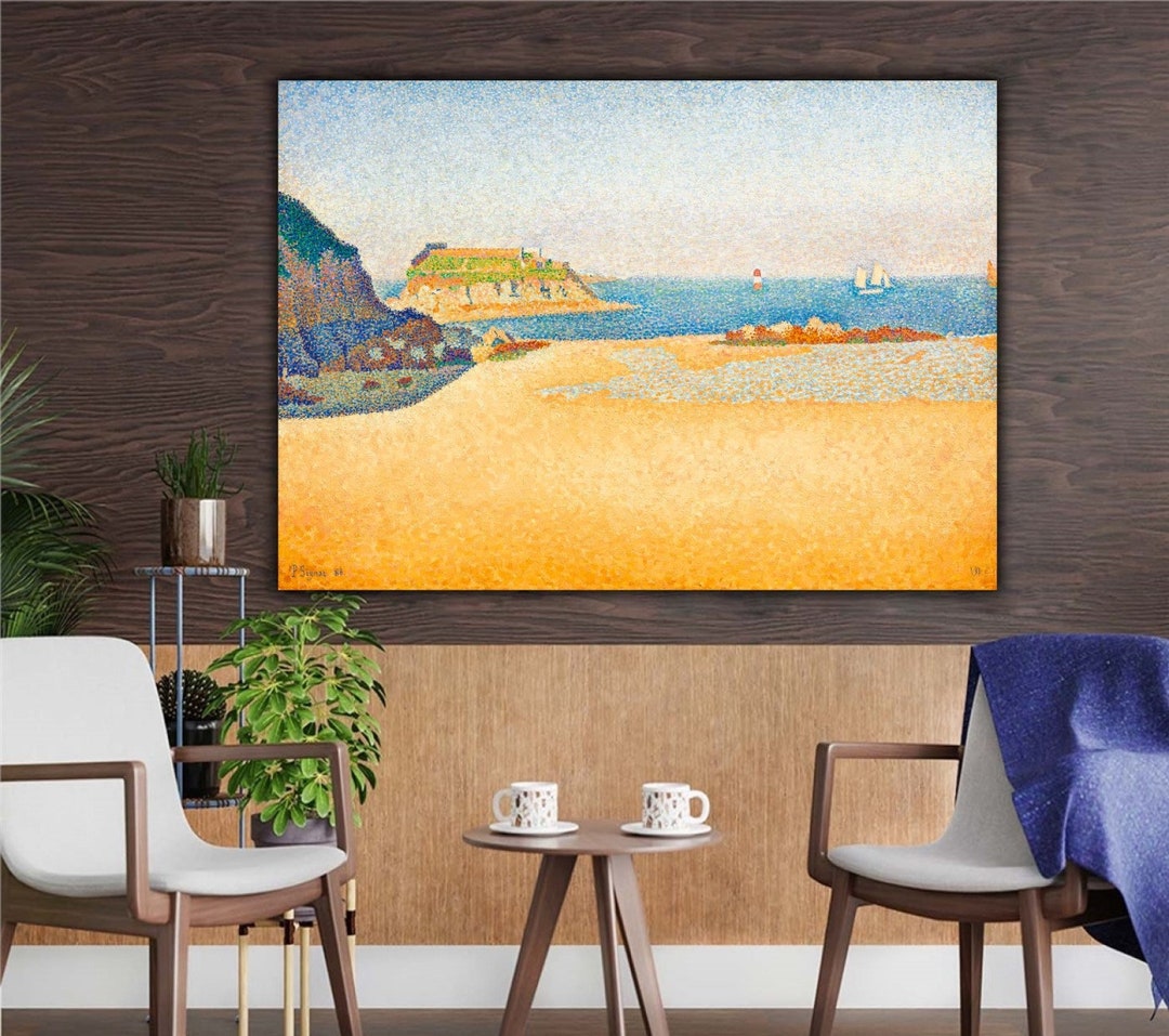 Paul Signac Portrieux the Countess 1888 Canvas Print Wall Art,signac ...