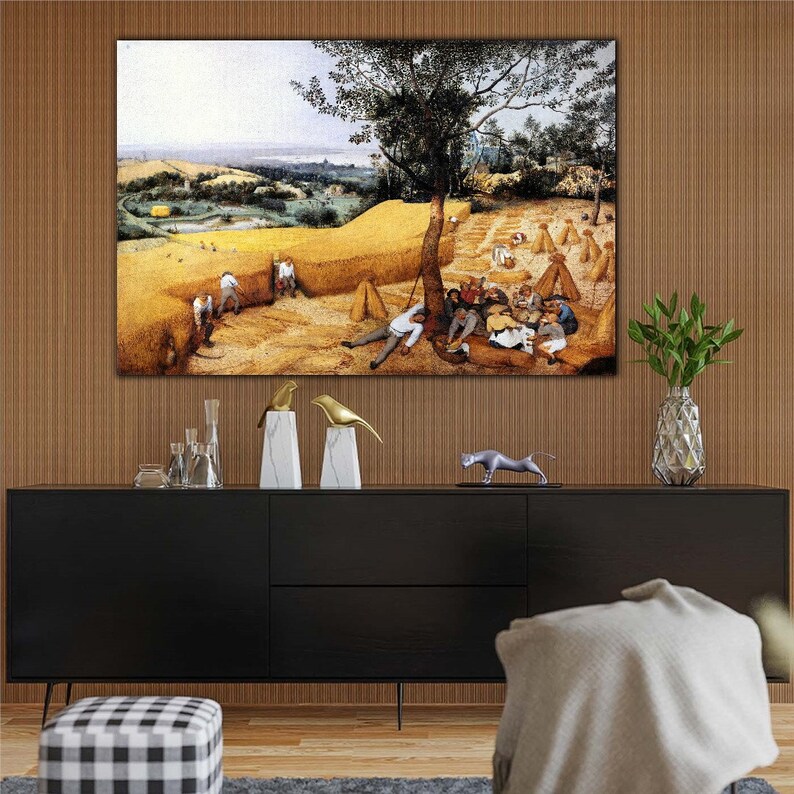 Pieter Bruegel the Elder the Harvesters 1565 Canvas Print Wall Art ...