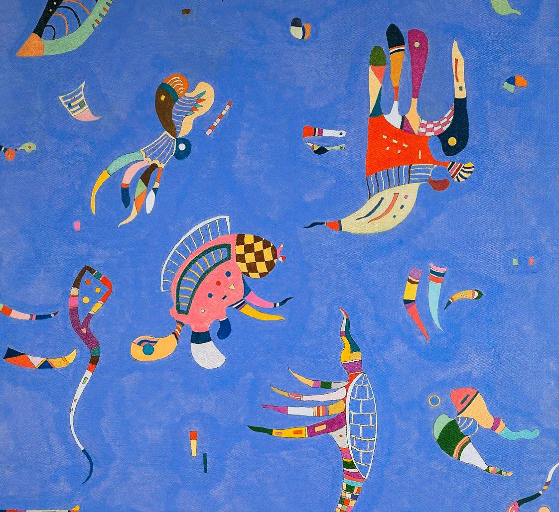 Wassily Kandinsky Sky Blue Canvas Print Wall Art,kandinsky Poster ...