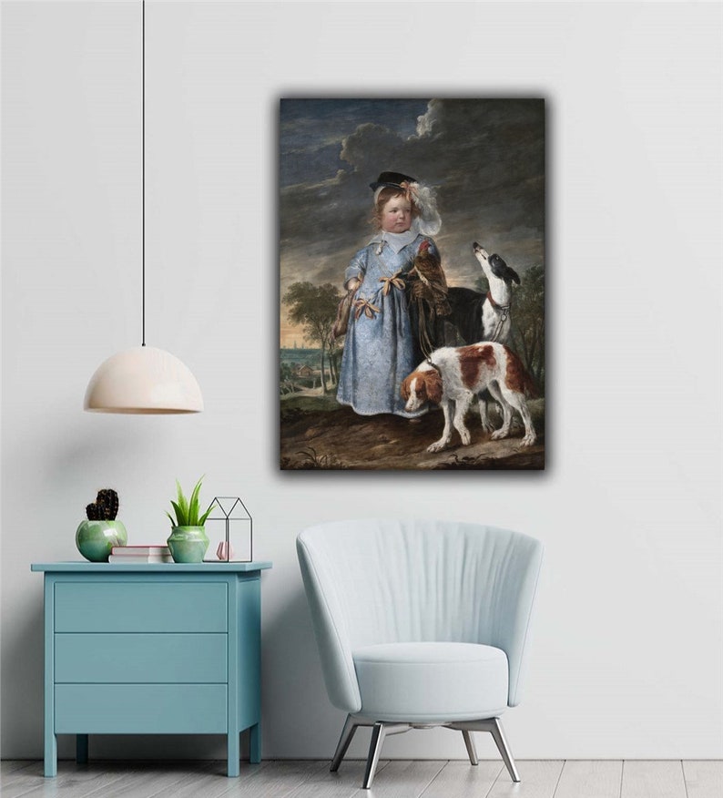 Erasmus Quellinus II and Jan Fyt,portrait of a Boy With a Falcon and ...