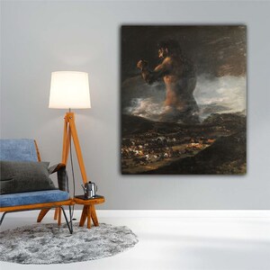 Francisco Goya the Colossus 1808 Canvas Print Wall Art,goya Poster,goya ...
