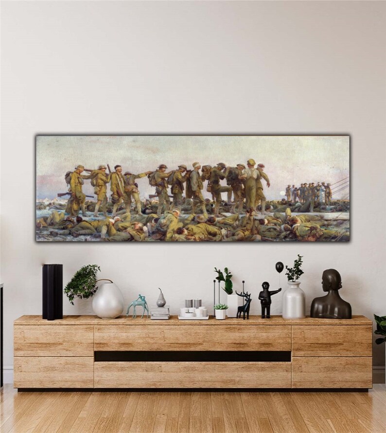 John Singer Sargent Gassed 1919 Canvas Print Wall Art,sargent Painting ...