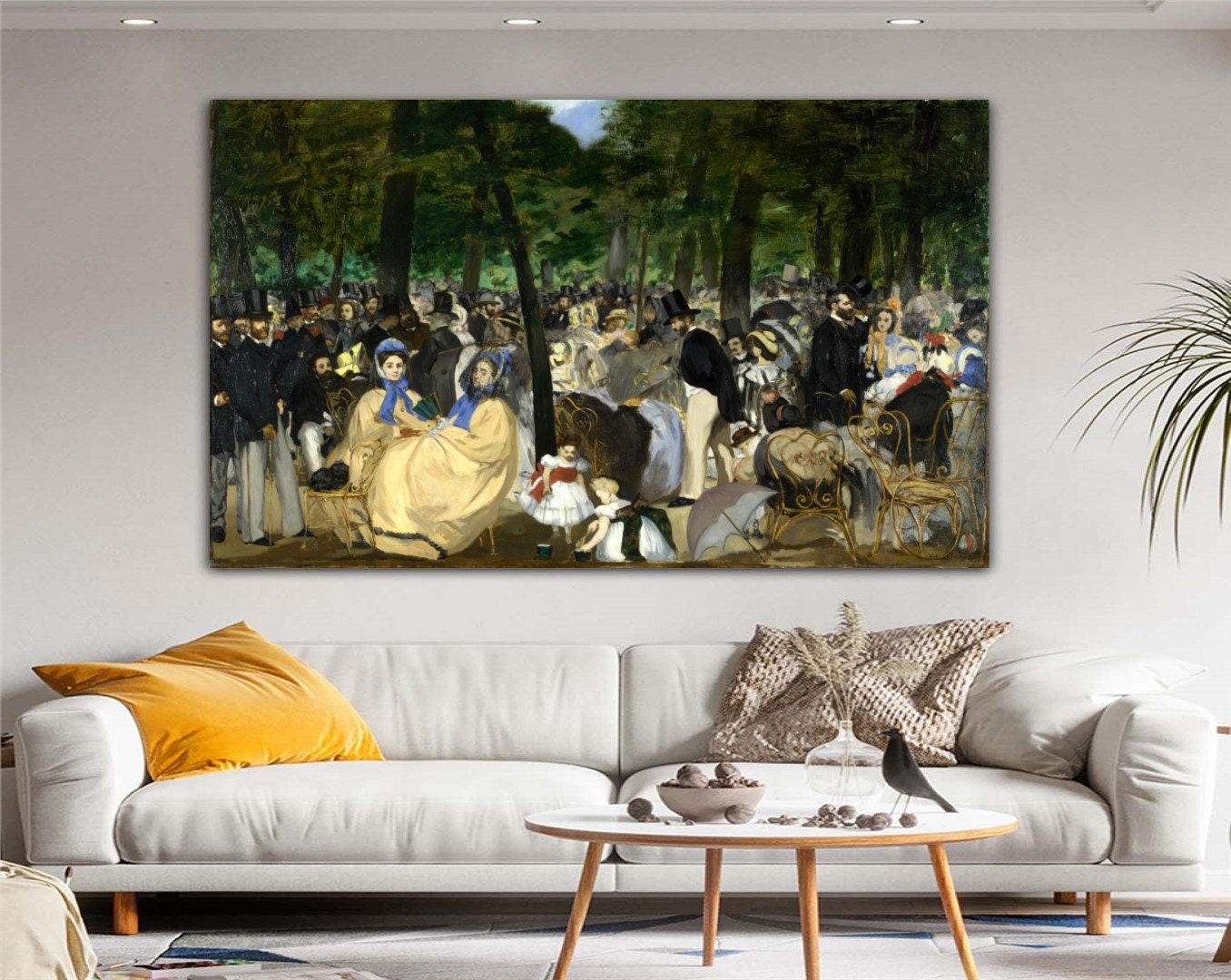 Edouard Manet Music in the Tuileries 1862 Canvas Print Wall Art,manet ...