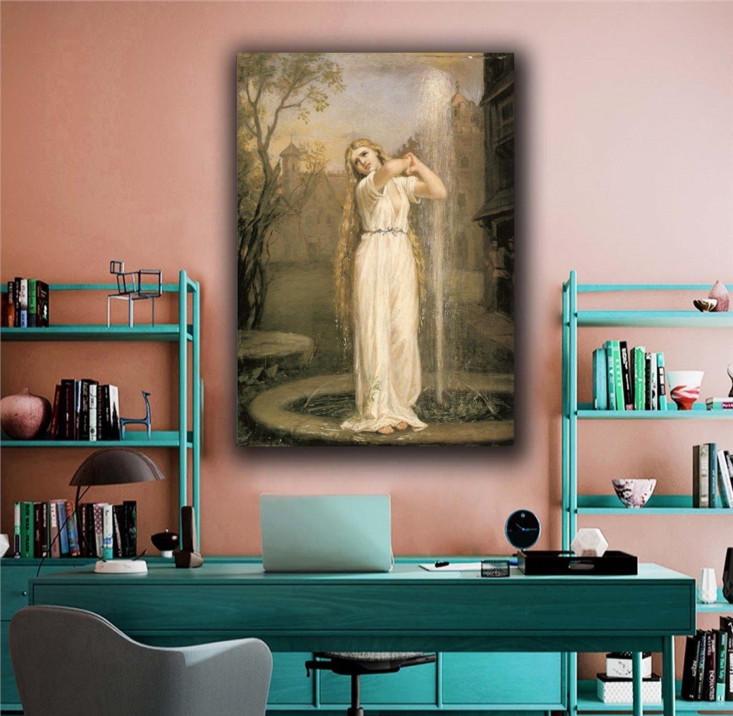 John William Waterhouse Undine 1872 Canvas Print Wall Art,waterhouse ...