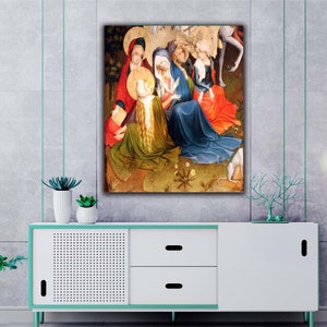 Master Francke the Women at the Cross 1435 Canvas Print Wall Art ...