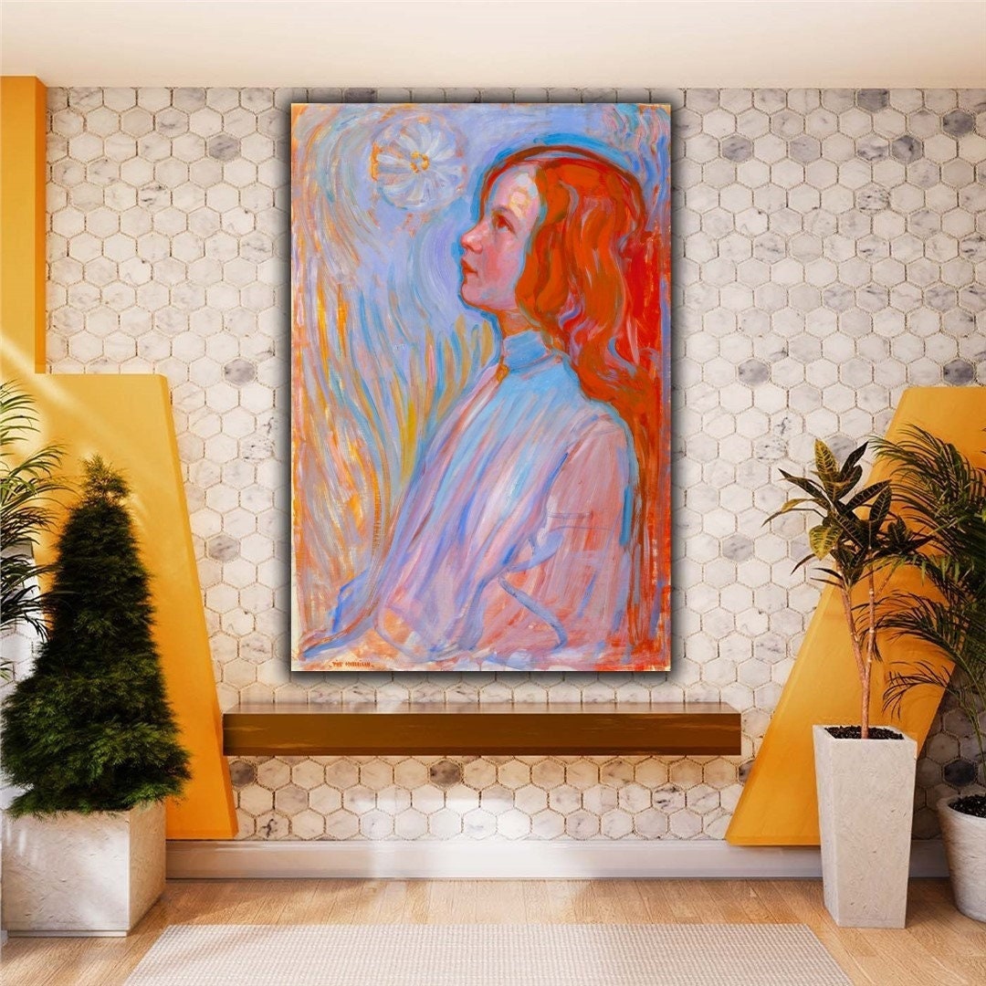 Piet Mondrian Devotion, 1908 Canvas Print Wall Art,mondrian Poster ...