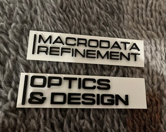 Macrodata Refinement Sign - Etsy
