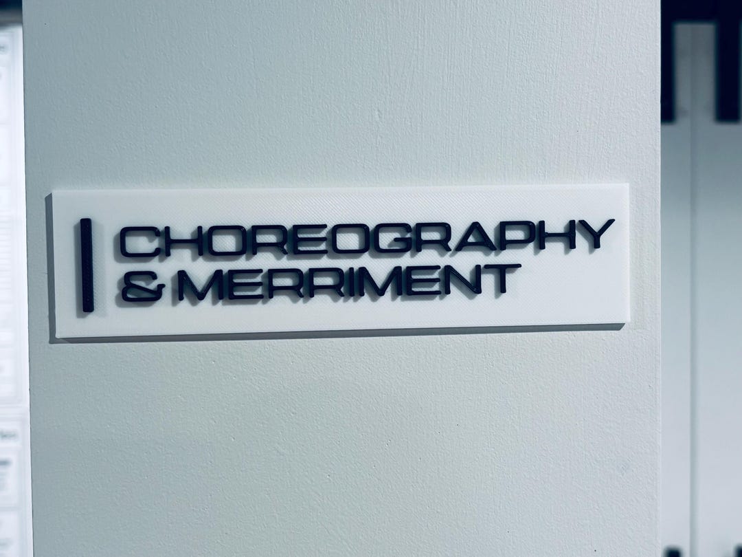 Choreography & Merriment - Breakroom Sign From Severance / Lumon on ...