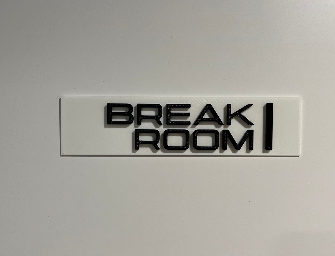 Break Room Breakroom Sign From Severance / Lumon - Etsy