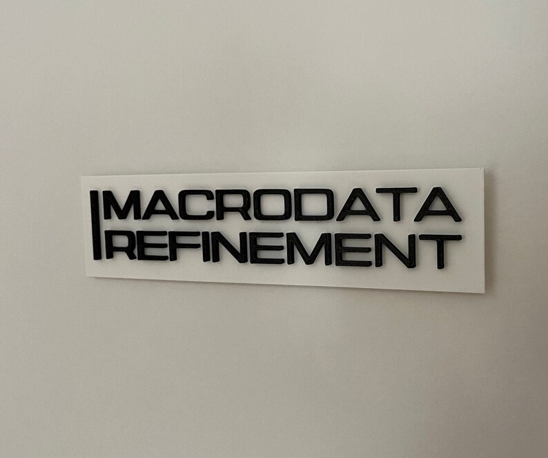 Macrodata Refinement Lumon Sign From Severance - Etsy Australia