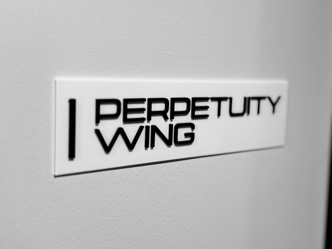 Perpetuity Wing Large Sign From Severance - Apple TV - Lumon Industries ...