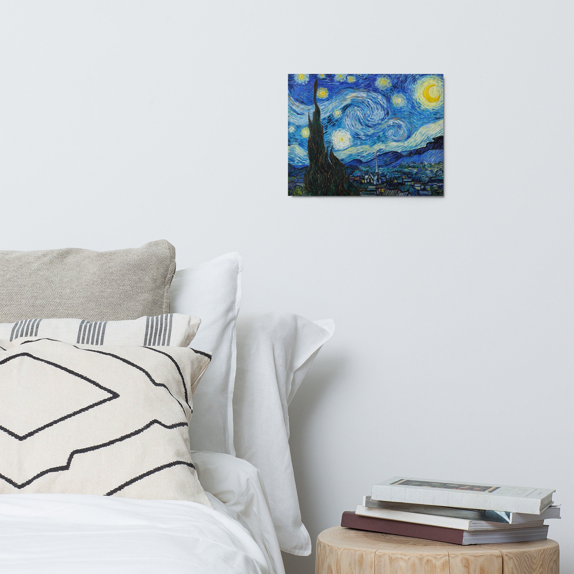 Vincent Van Gogh Starry Night Metal Poster - Large - Etsy