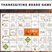 Thanksgiving Board Game Printable Instant Download Thanksgiving Game ...