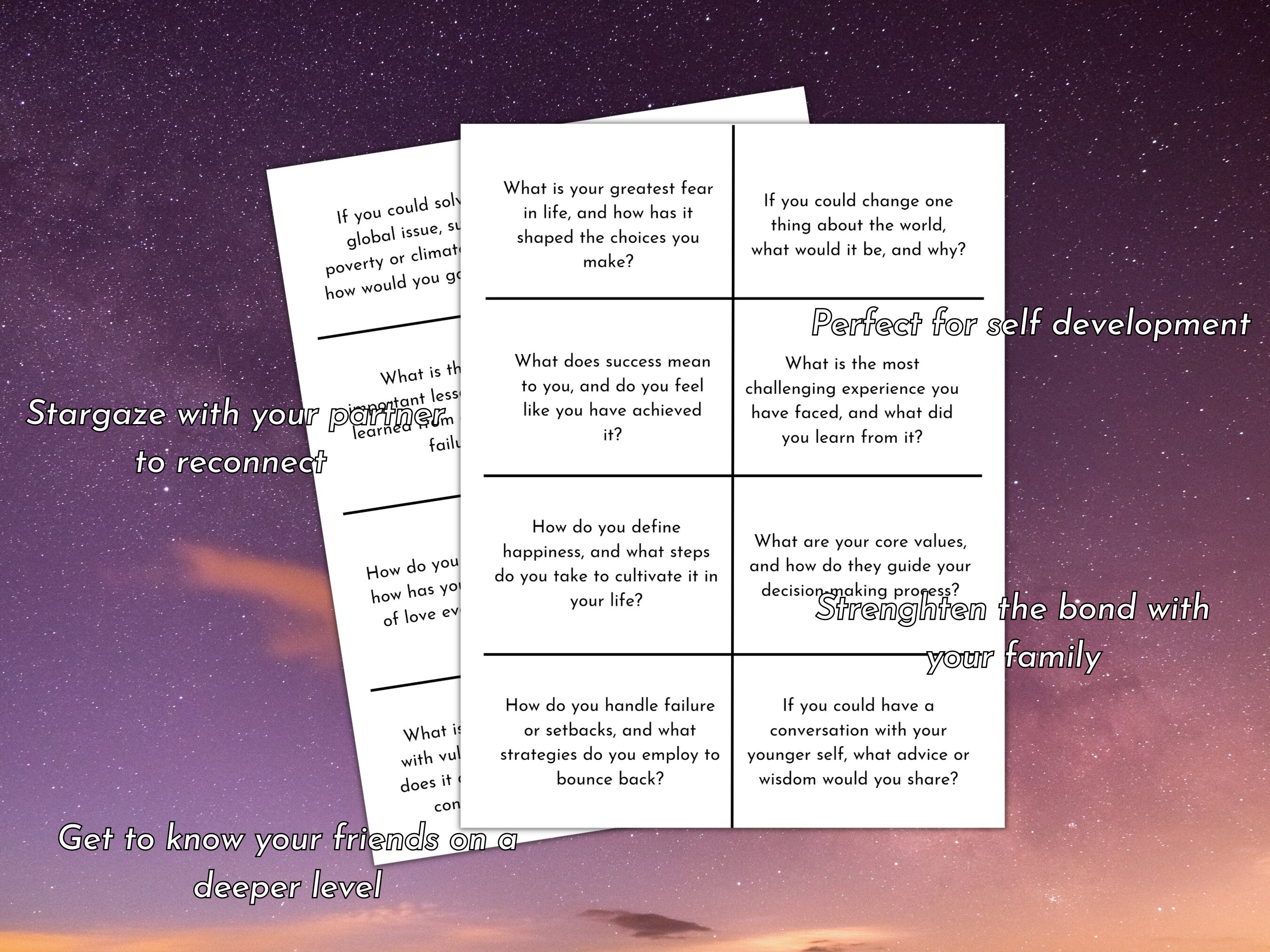 56 Printable Deep Conversation Starters Table Topics Relationship