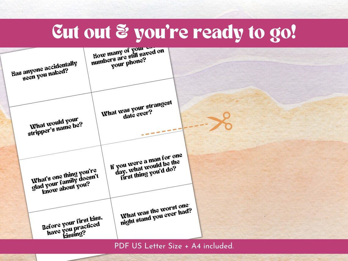 100+ Printable Conversation Starters for Ladies Night, Table Talk for ...