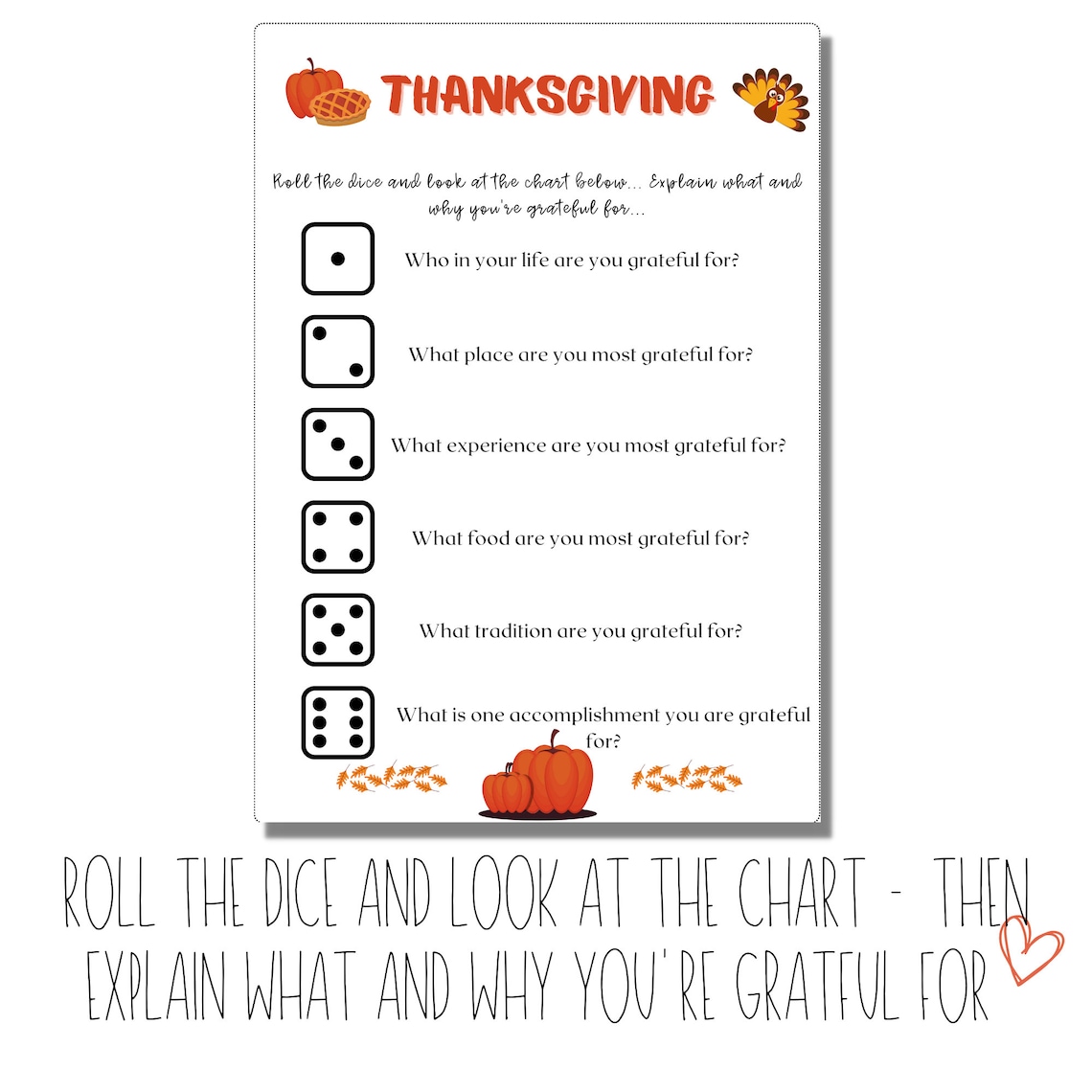 Thanksgiving Game Printable Instant Download for Thanksgiving Dinner or ...