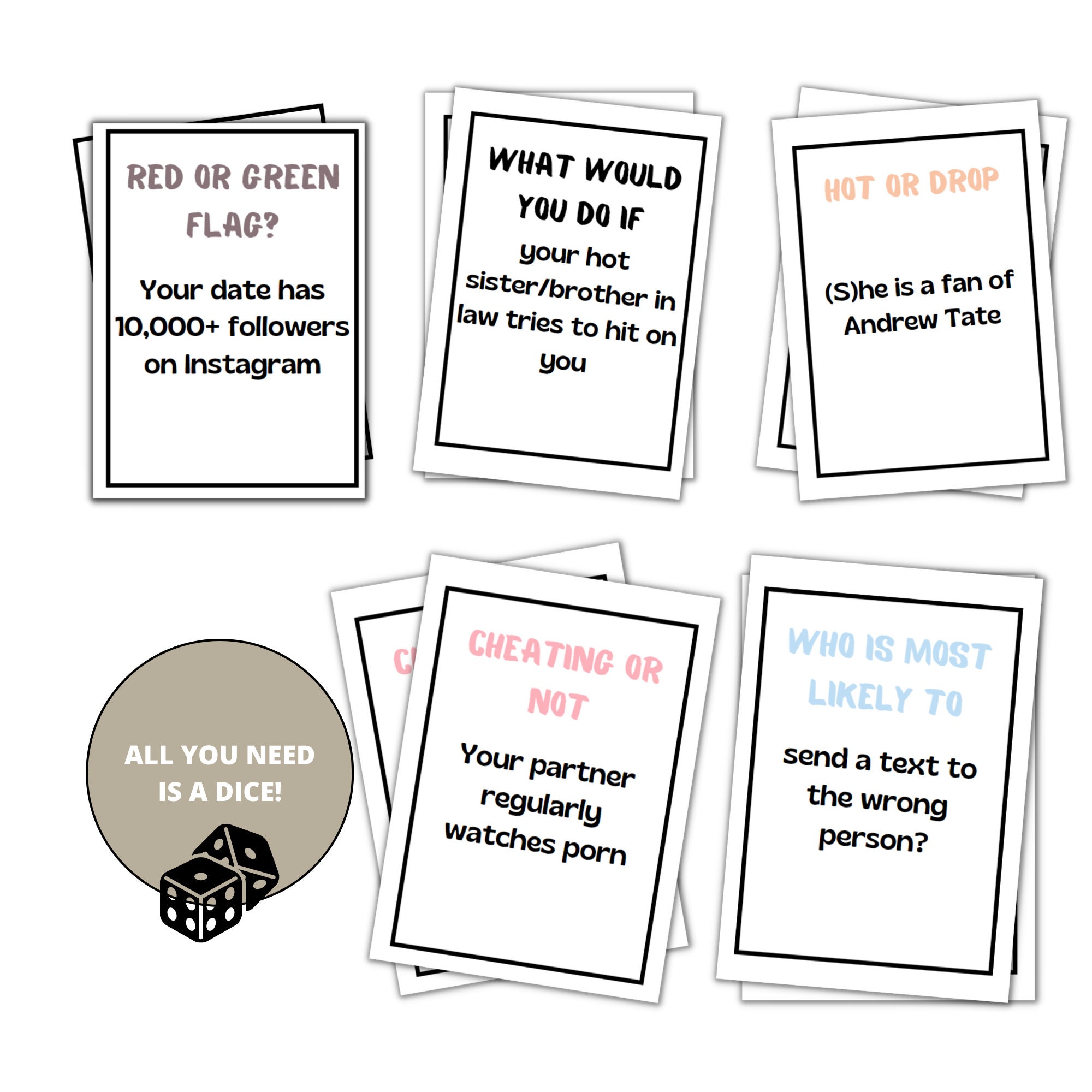 135 Printable Conversation Starter Cards Table Talk Game Funny