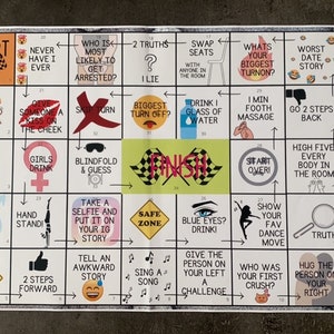 Printable Board Game,family Board Game,party Game for Game Night ...