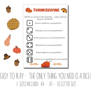 Thanksgiving Game Printable Instant Download for Thanksgiving Dinner or ...