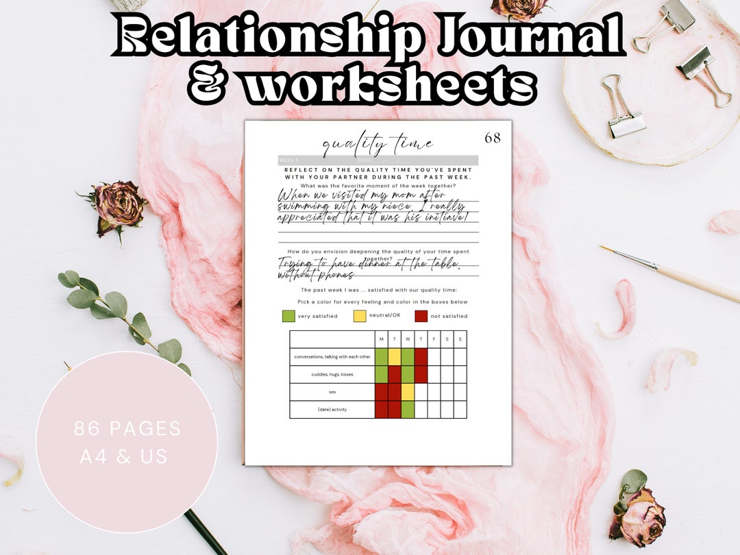 Printable Couples Journal Prompts | Relationship Journaling and ...