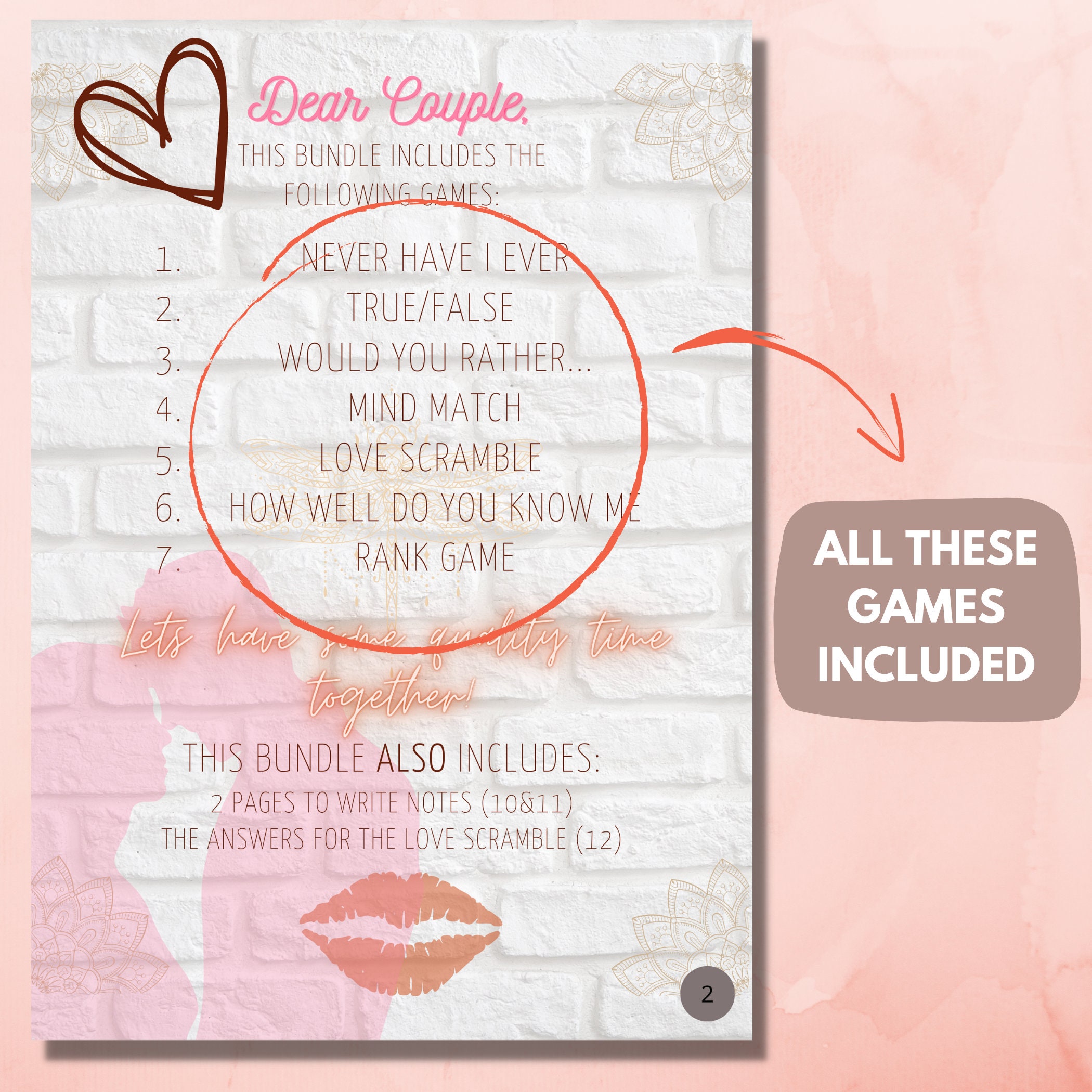 Date Night Quiz | Quiz Voor Koppels | Spel Voor Koppels | Printable ...