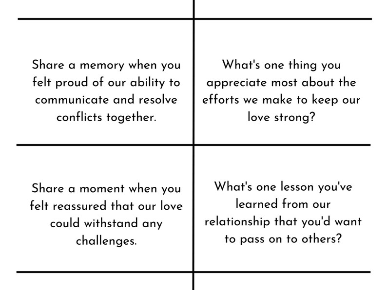 Printable Long Distance Relationship Conversation Cards, Boyfriend Gift ...