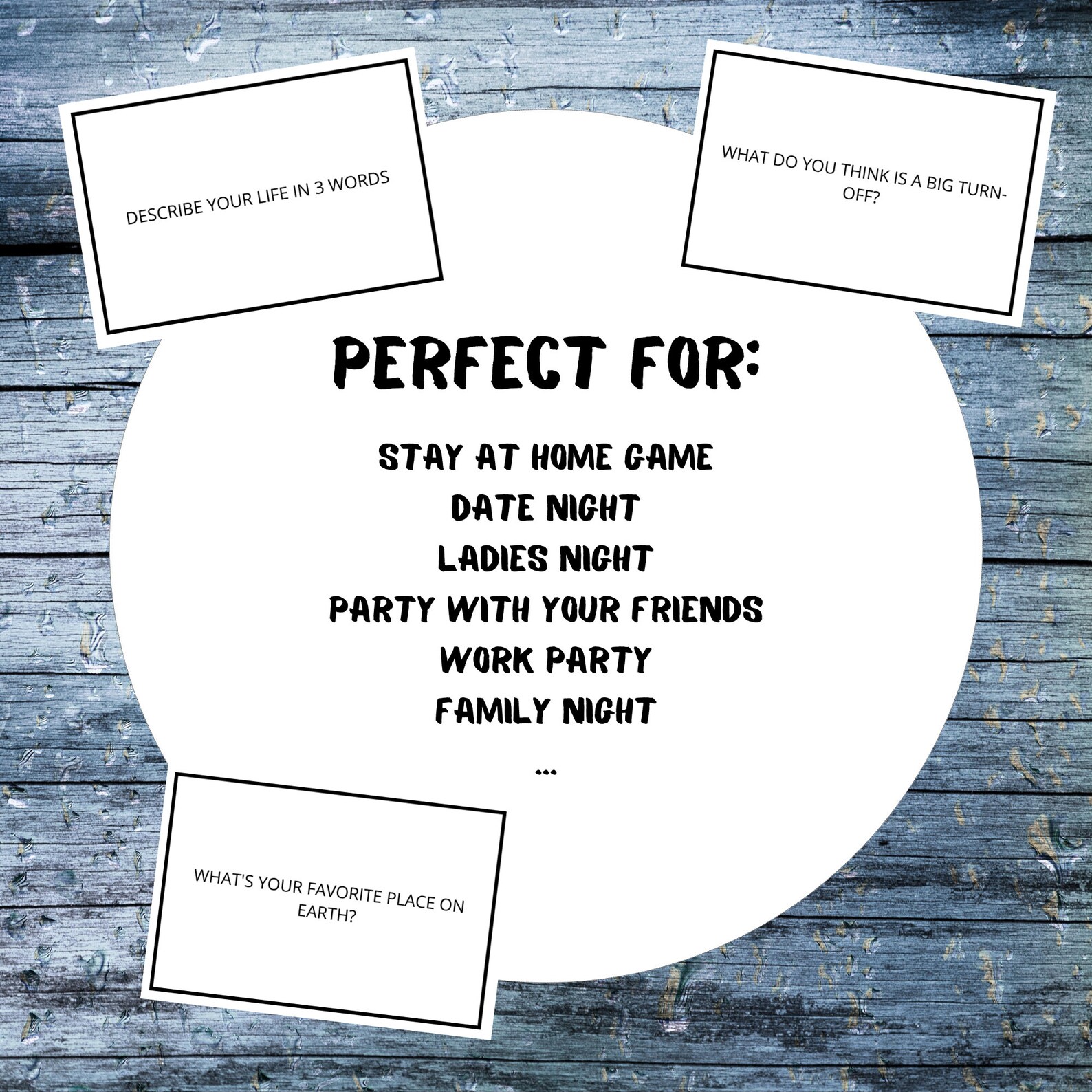 120 Printable Conversation Starter Cards,table Talk Game,social Anxiety ...