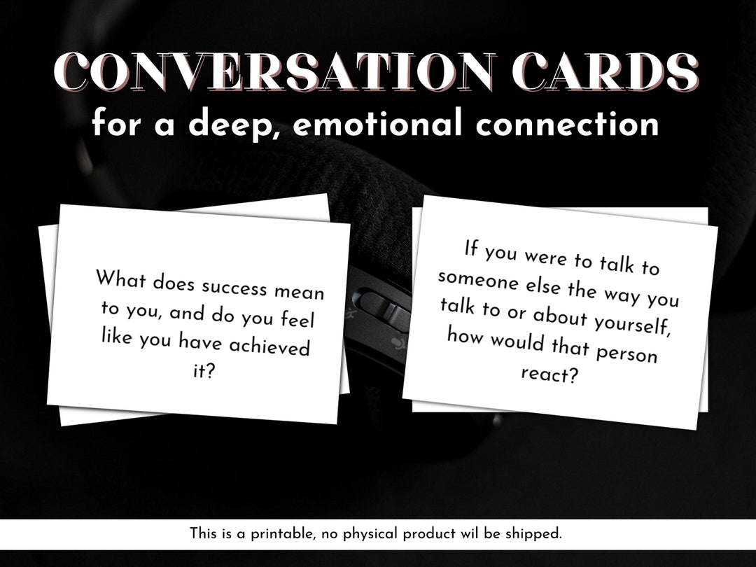 56 Printable Deep Conversation Starters Table Topics Relationship