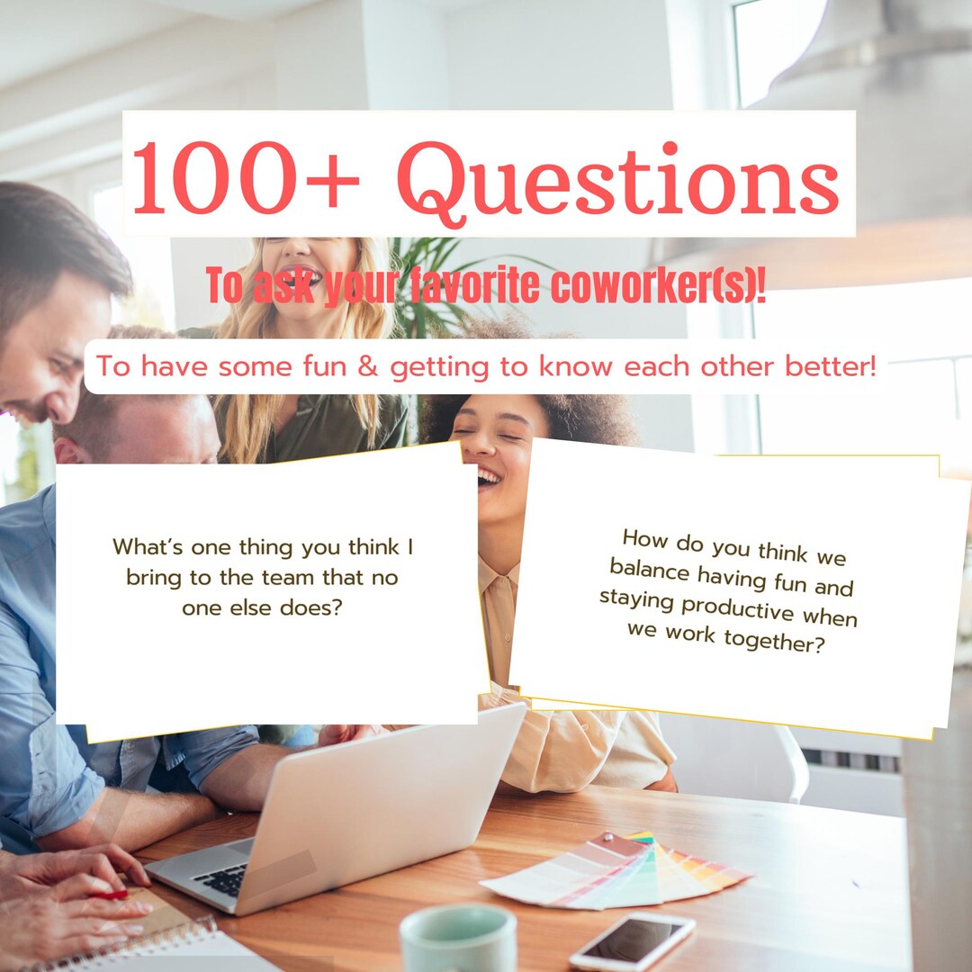 Coworker & Colleague Table Talk Game | 100+ Conversation Starters for ...