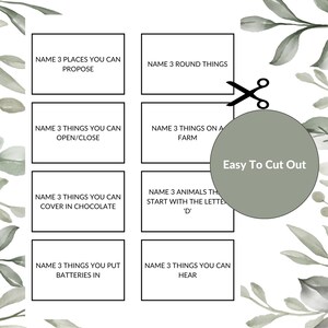 Printable Dinner Party Games,dinner Table Party Gamest, Bachelorette ...