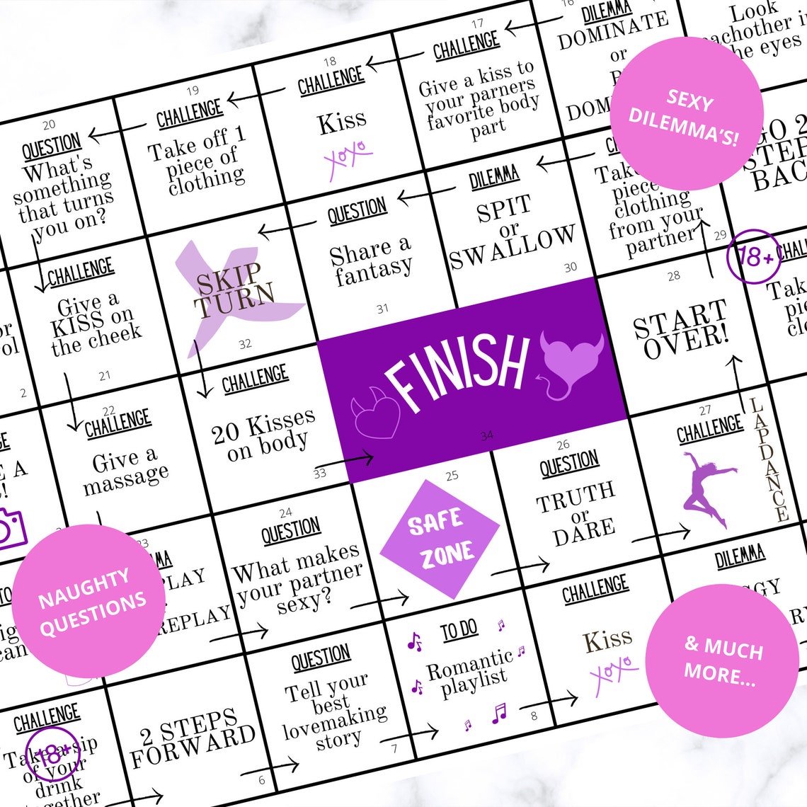 140 Printable Naughty Game for Couples | Foreplay Game Sex Game,naughty ...