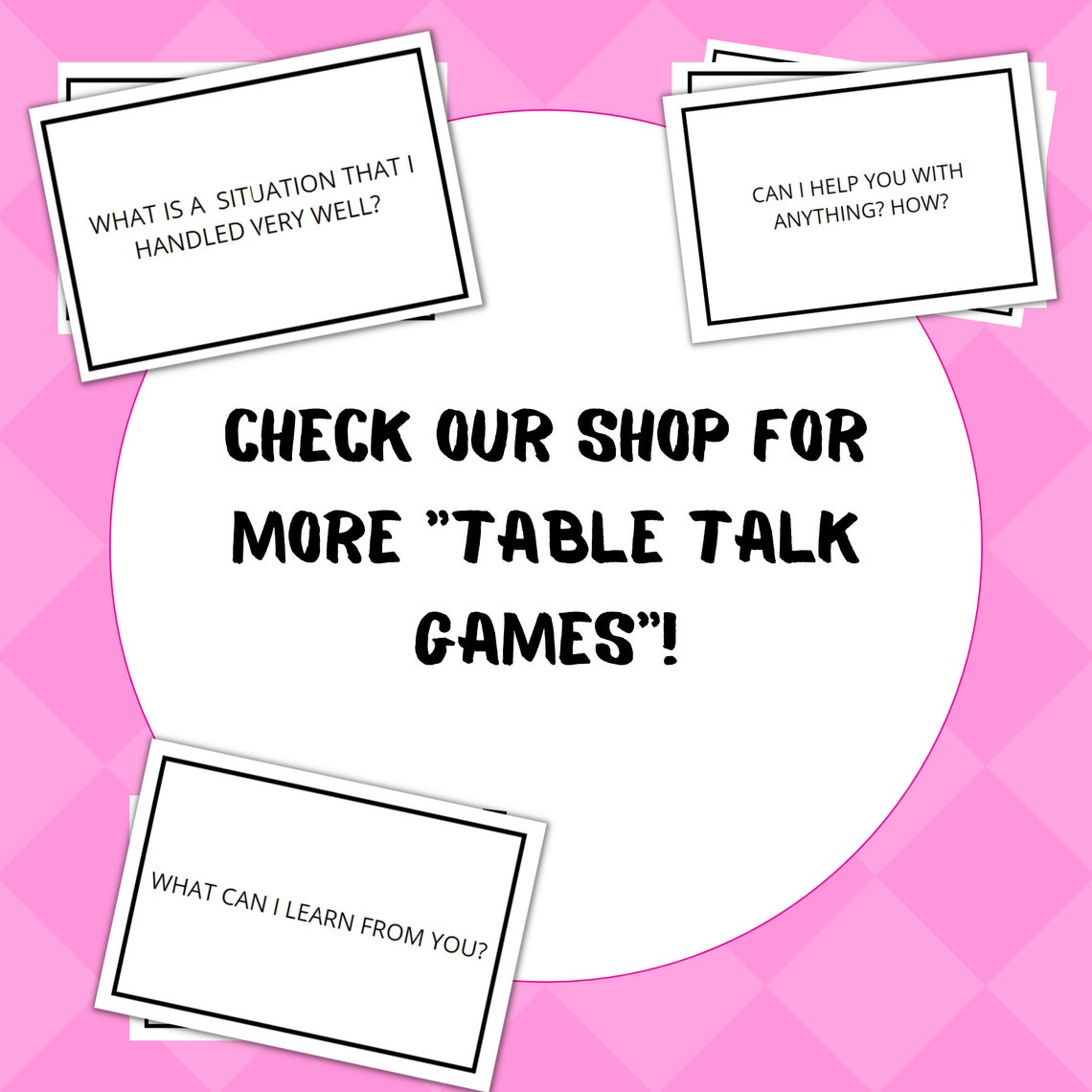 100 Printable Conversation Starter Cards For Best Friends Table Talk