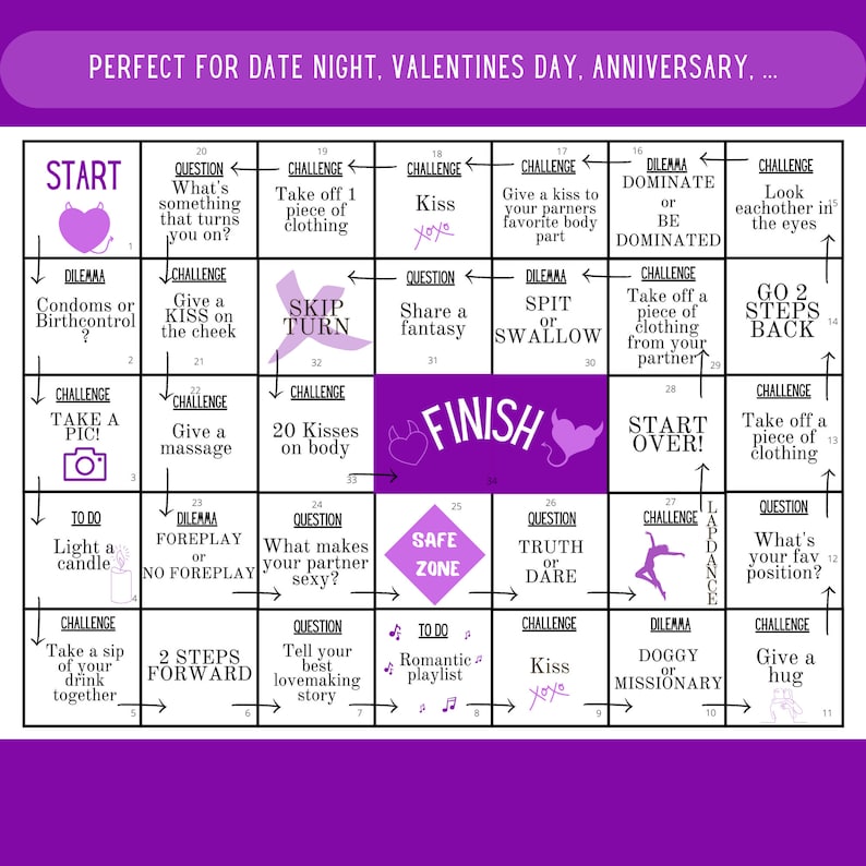 140 Printable Naughty Game For Couples Foreplay Game Sex Etsy Canada