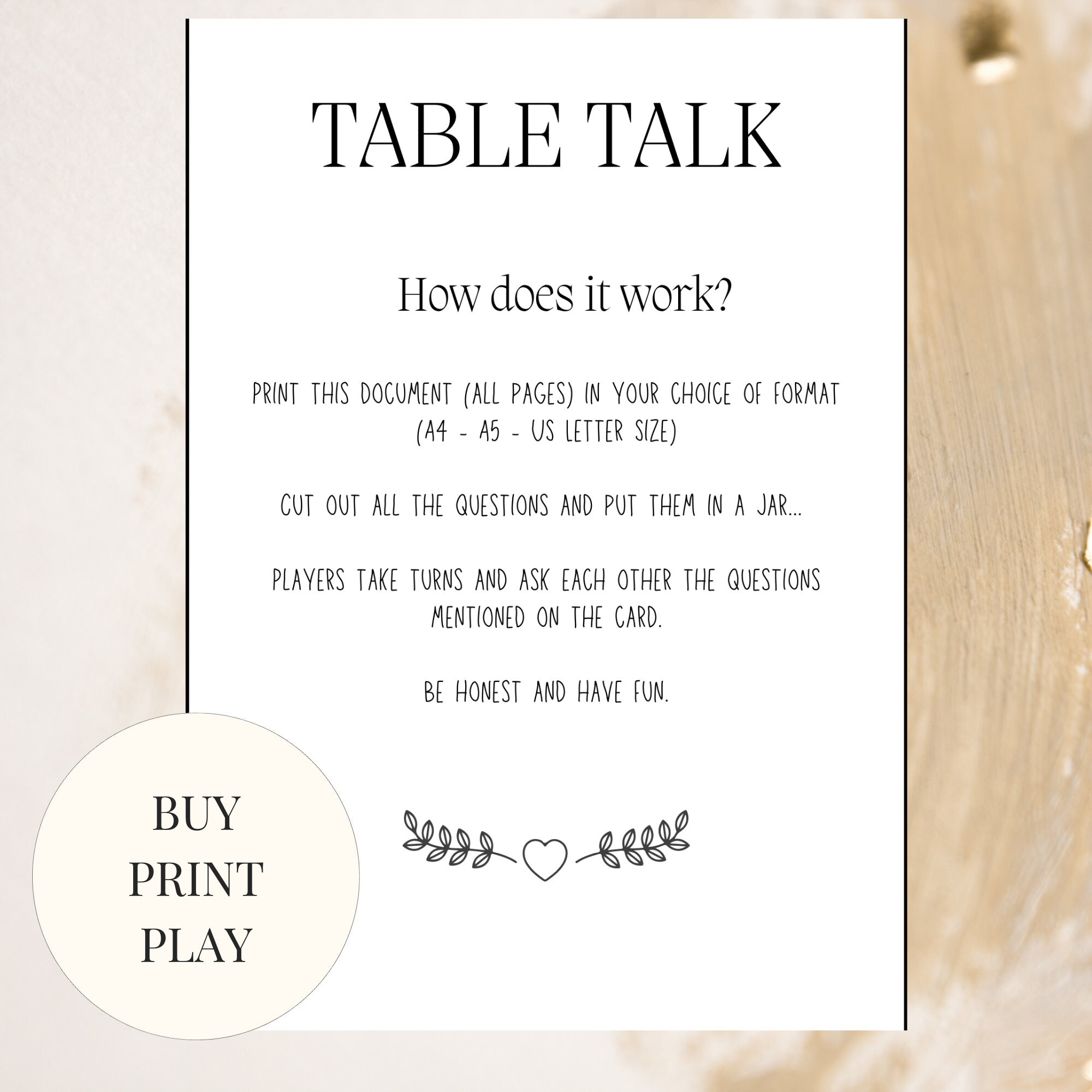 200 Printable Questions Couples Game,conversation Starter Cards ...