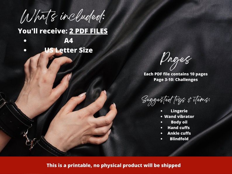 Sex Games Couple Game Foreplay Game Printable Date Night Activity Adult