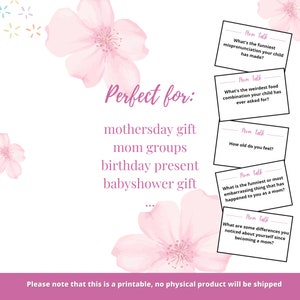 Mothers Table Talk Game,conversation Starter Cards,mother's Day Gift ...