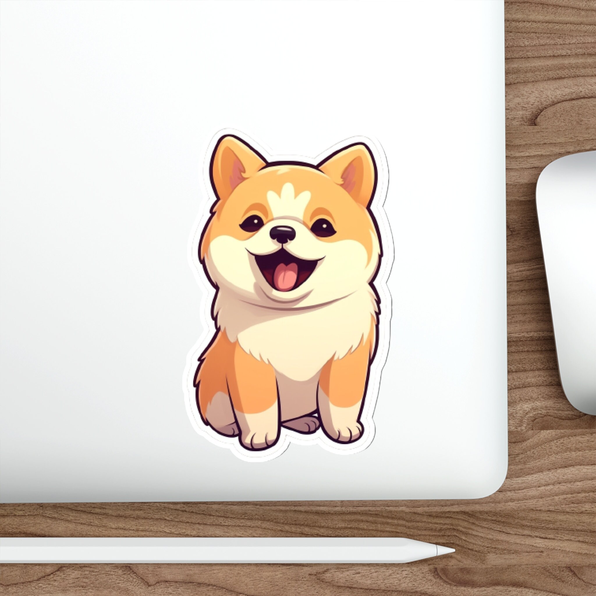 Happy Shiba Inu & Akita Die-cut Stickers Cute Doge Decals - Etsy