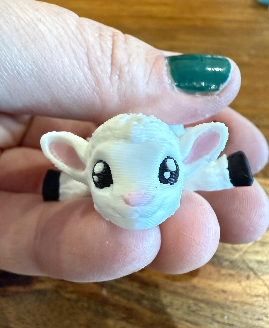 3D Printed Articulating Flexible Lamb – Sensory Toy, Easter Basket Gift ...
