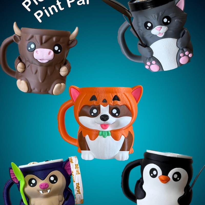 Pint Ice Cream Holder Dog - Etsy