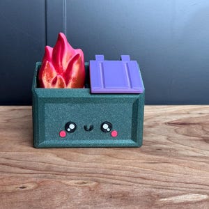 Custom 3D Printed Dumpster Fire – Mini Desk Figurine, Quirky Gag Gift ...
