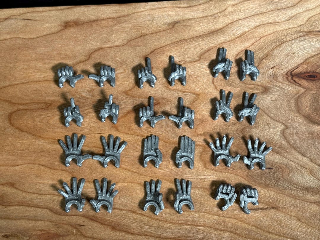 Dummy 13 Hands Pack | 3D Printed Articulated Action Figure , Multiple ...