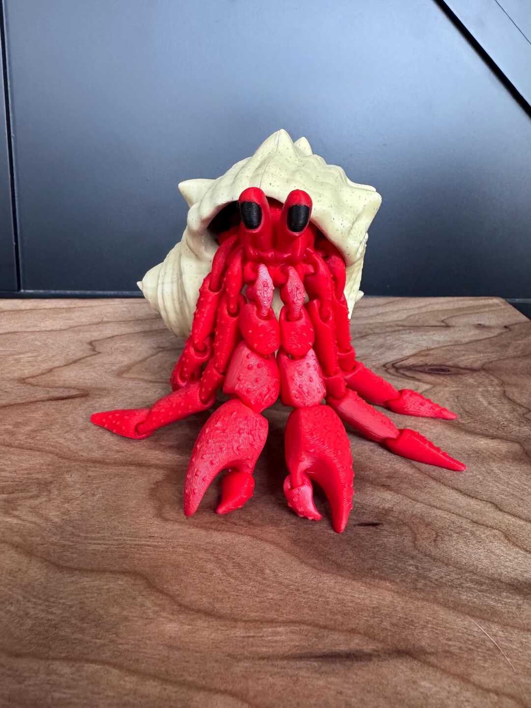 3D Printed Hermit Crab Fidget Toy Articulated Sensory Toy Unique Ocean ...