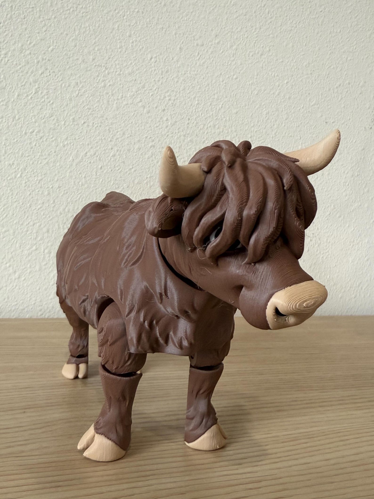 3D Printed Articulated Cow Fidget Toy | Holstein or Highland | 7 ...