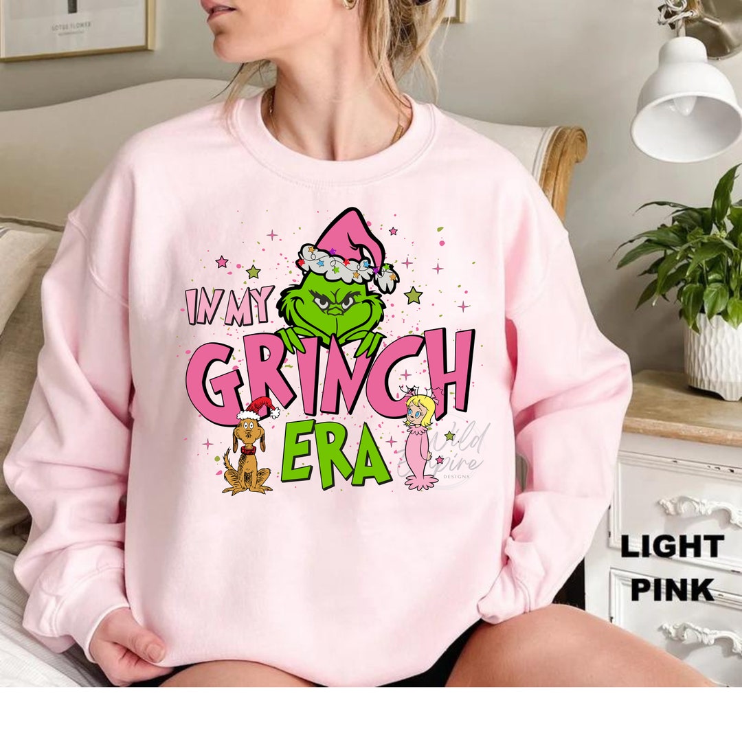 In My Grinch Era Crewneck Grinch Era Sweatshirt Christmas Shirt