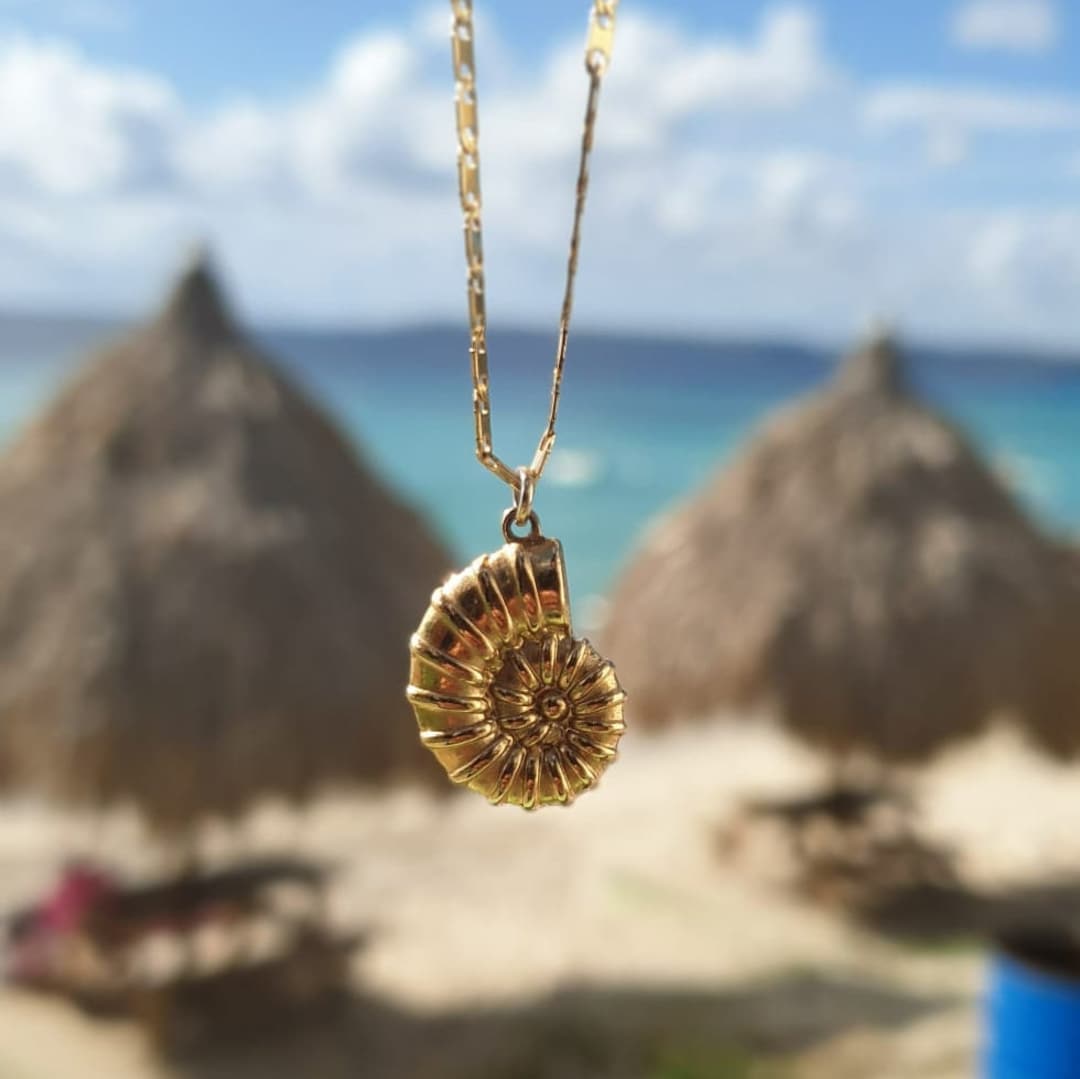 Sea Snail Necklace | Waterproof Necklace | Mermaid Necklace | Shell ...