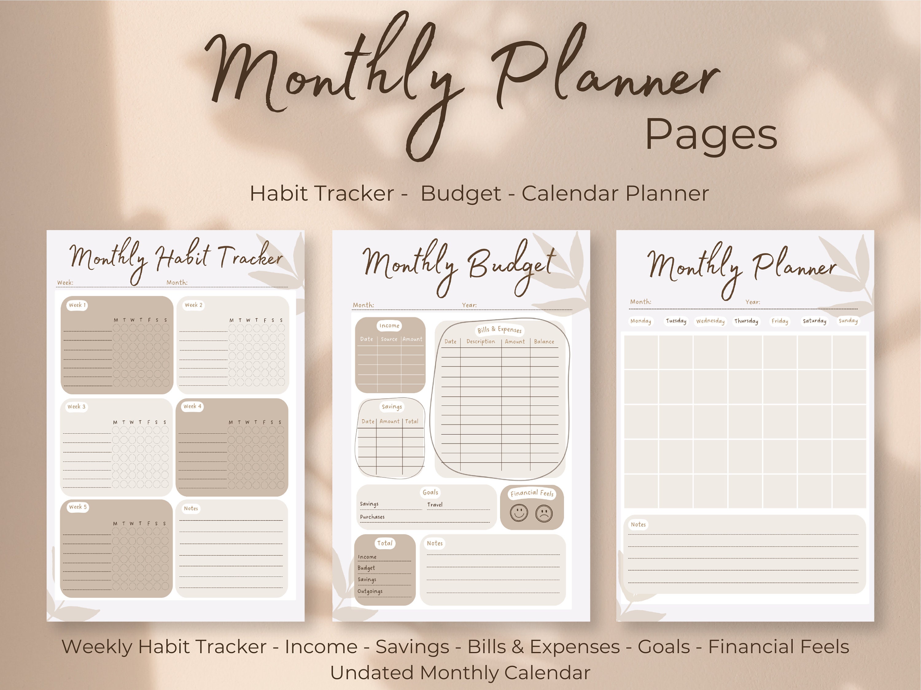 2023 Personal Planner - Printable and Downloadable - Daily Weekly ...