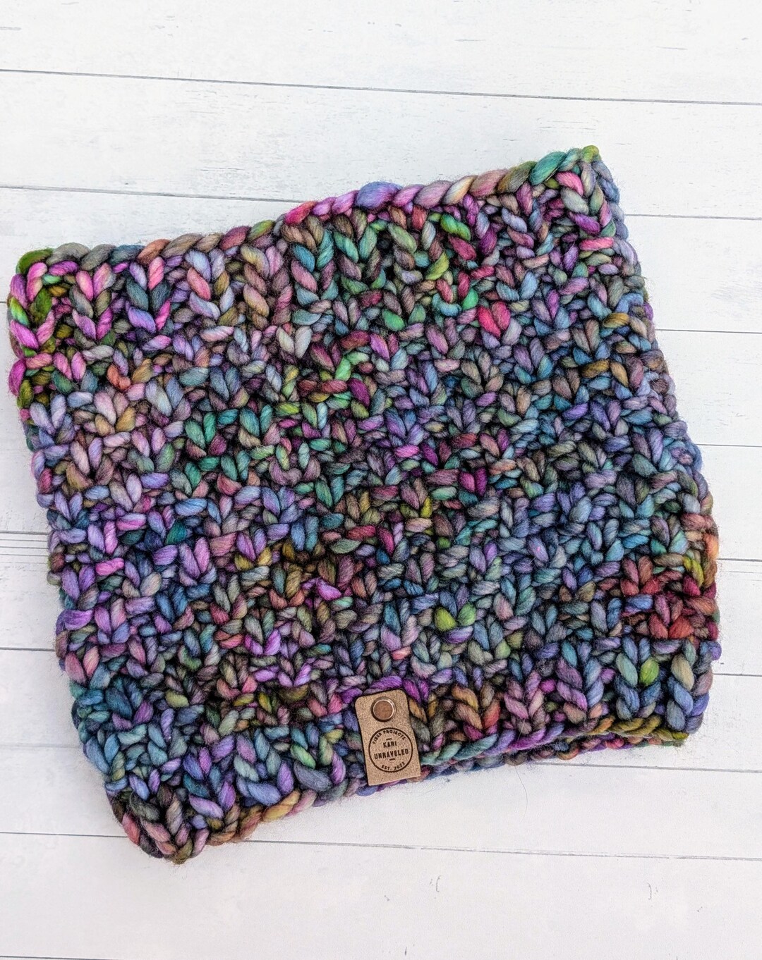 Cowl - Luxury Knit Wool Cowl | Knit Cowl | Textured Cowl | Adult Size ...