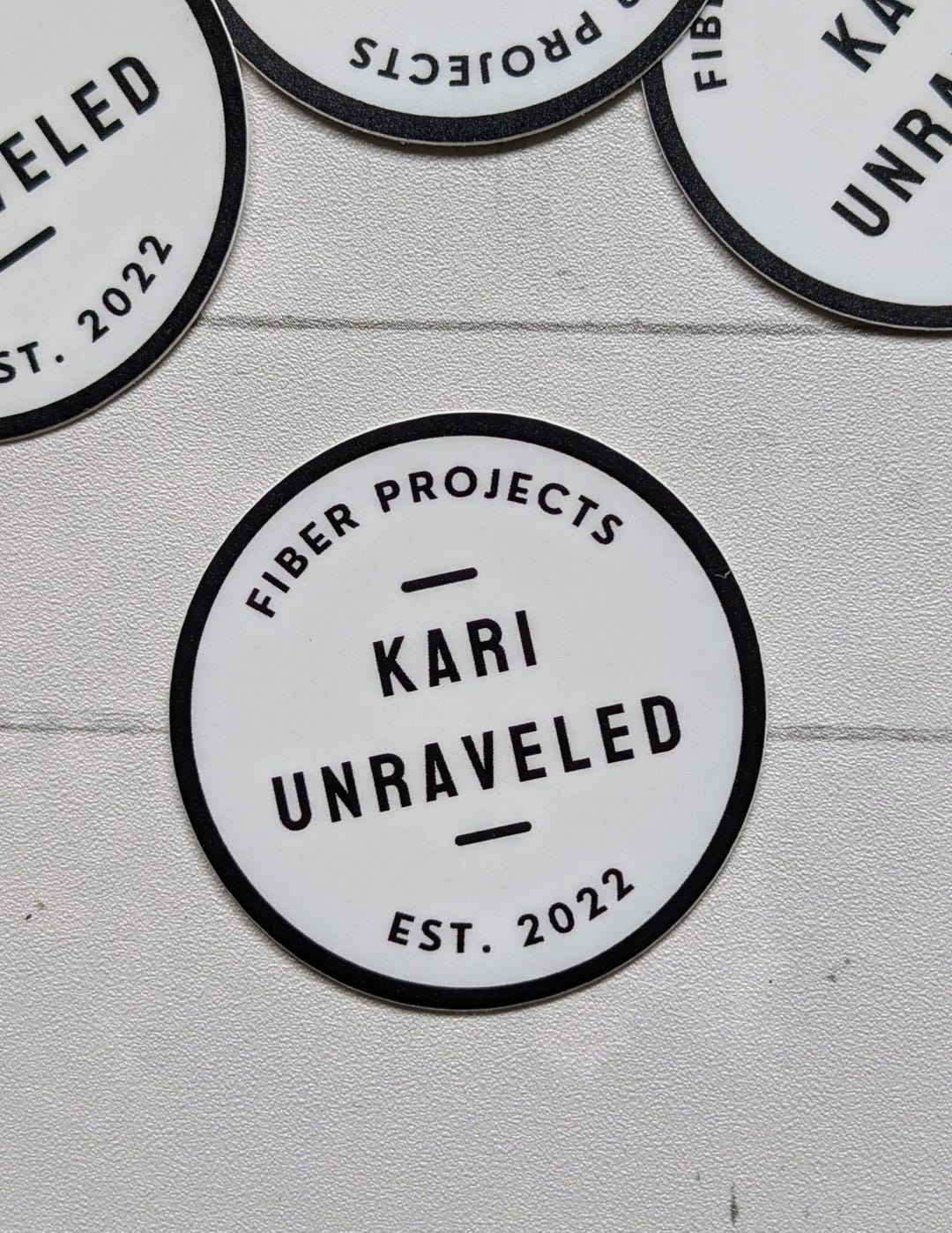 Kari Unraveled Logo Sticker | Water Bottle Sticker | Kari Unraveled ...