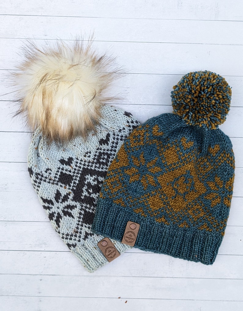 Junimo Fair Isle Hat Knitting Pattern | DK Weight Knitting Pattern ...