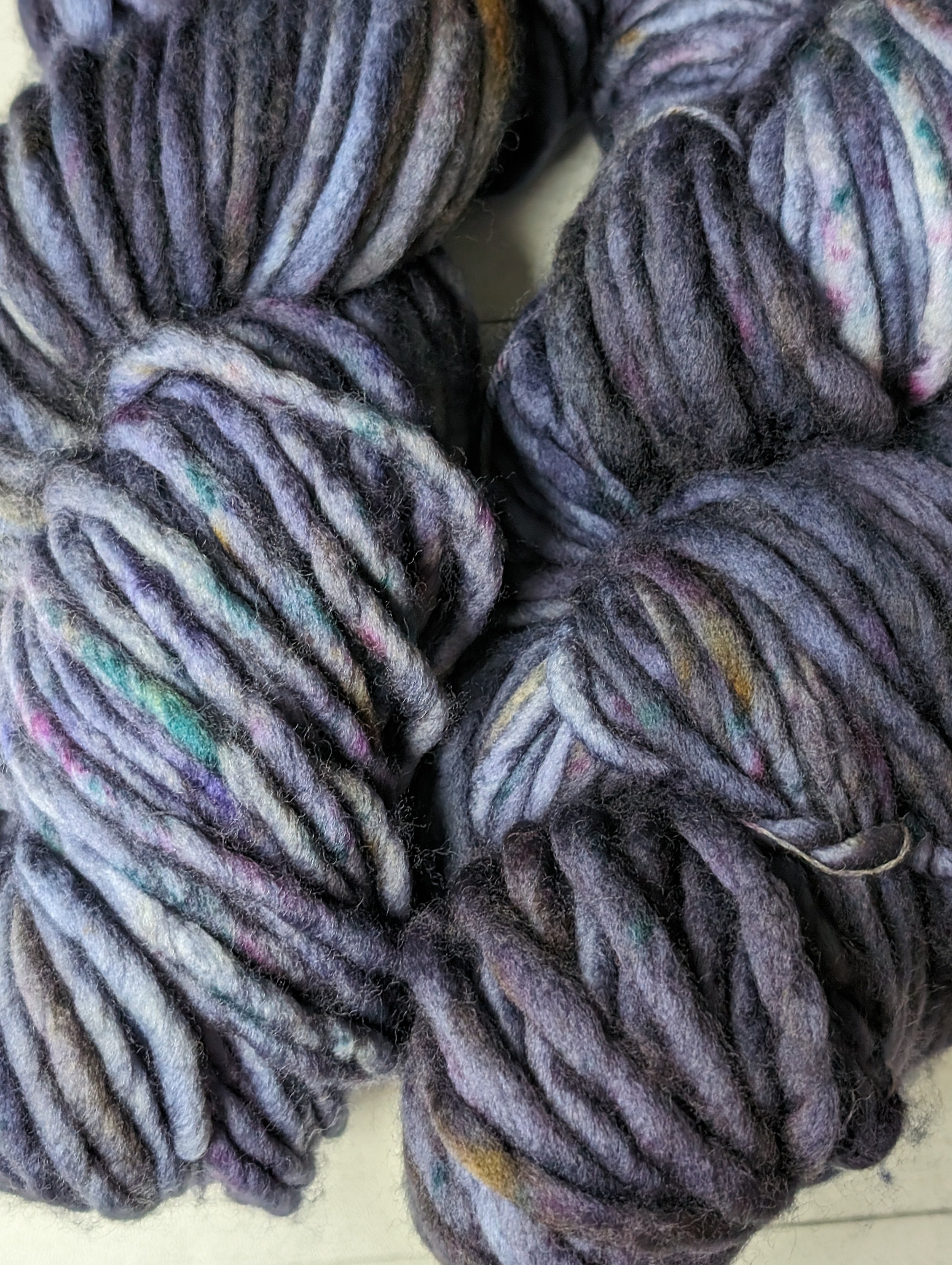 Hand Dyed Yarn | Super Bulky Wool Yarn | Luxury Merino Wool Yarn ...